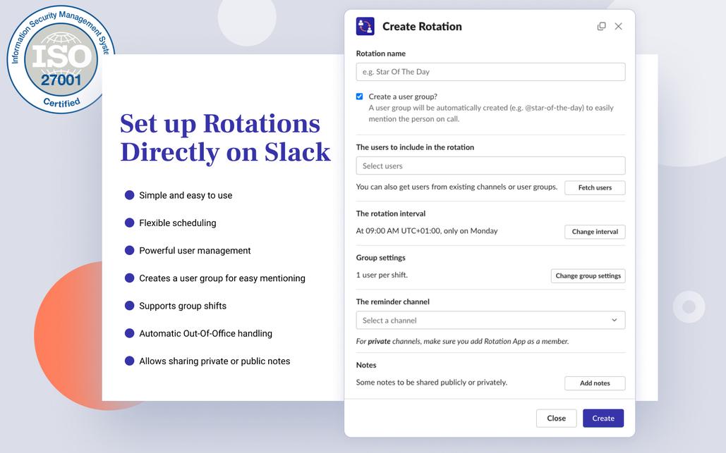 Rotation App for Slack: On-Call Shift Scheduling Made Easy